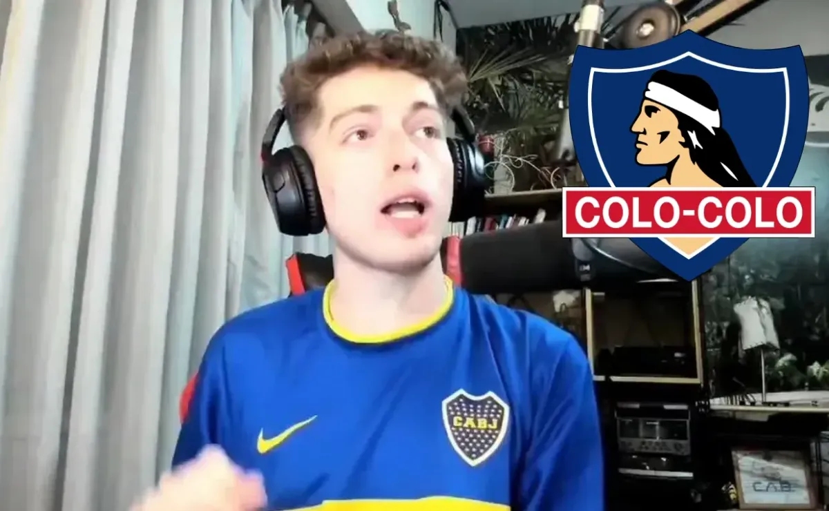 Davoo Xeneize en Kick promete: "Si gana Colo Colo..."